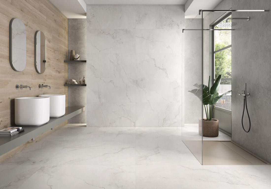 Porcelain Ceramic Tile - CRETA Collection available in 2 sizes, 2 colo ...
