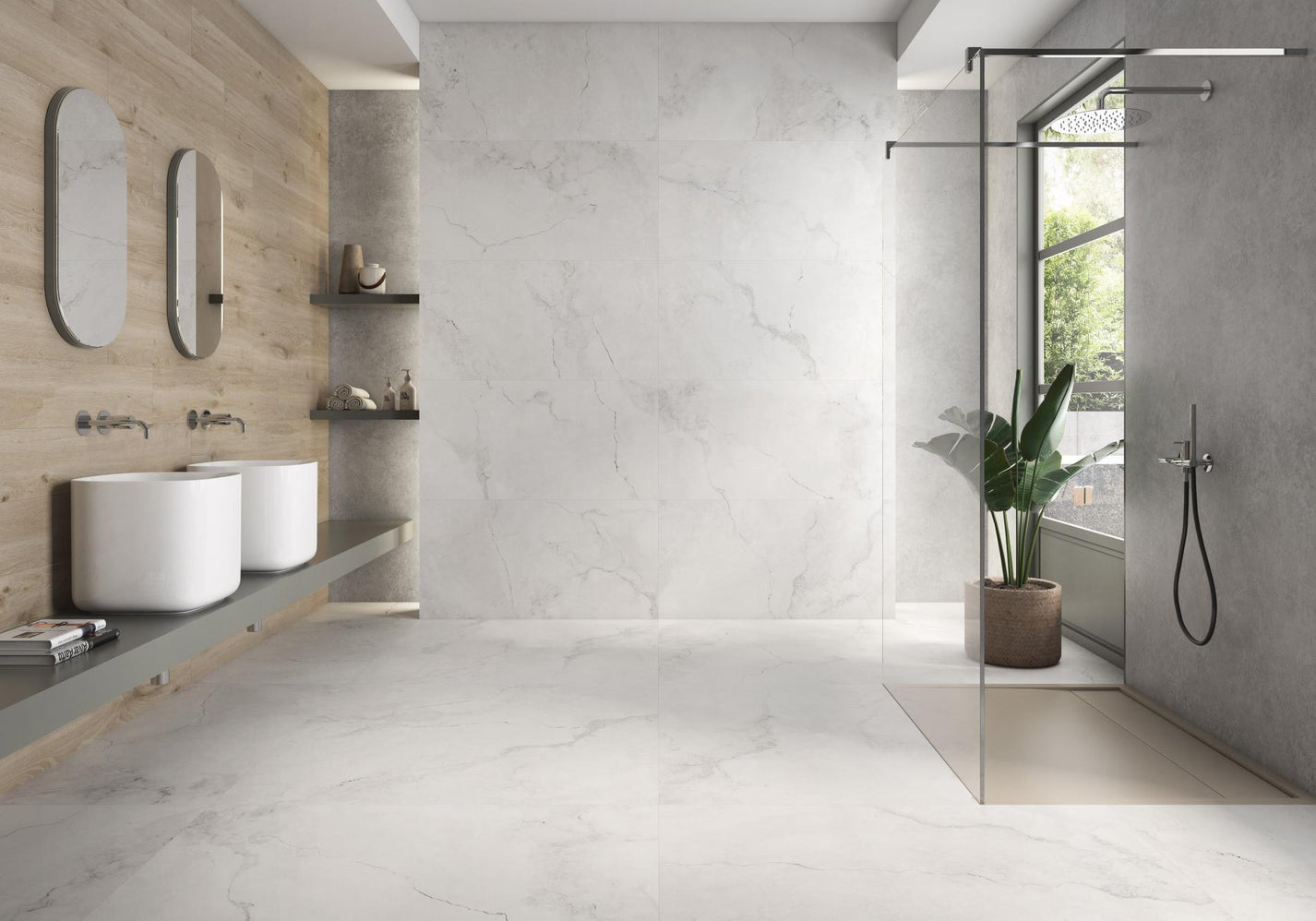 Porcelain Ceramic Tile - CRETA Collection available in 2 sizes, 2 colo ...